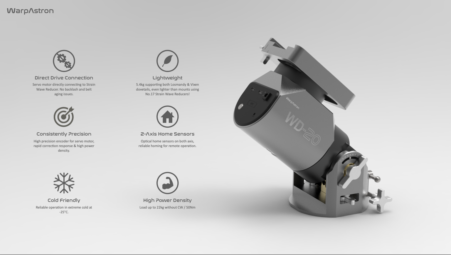 WD-20 Mount – WarpAstron