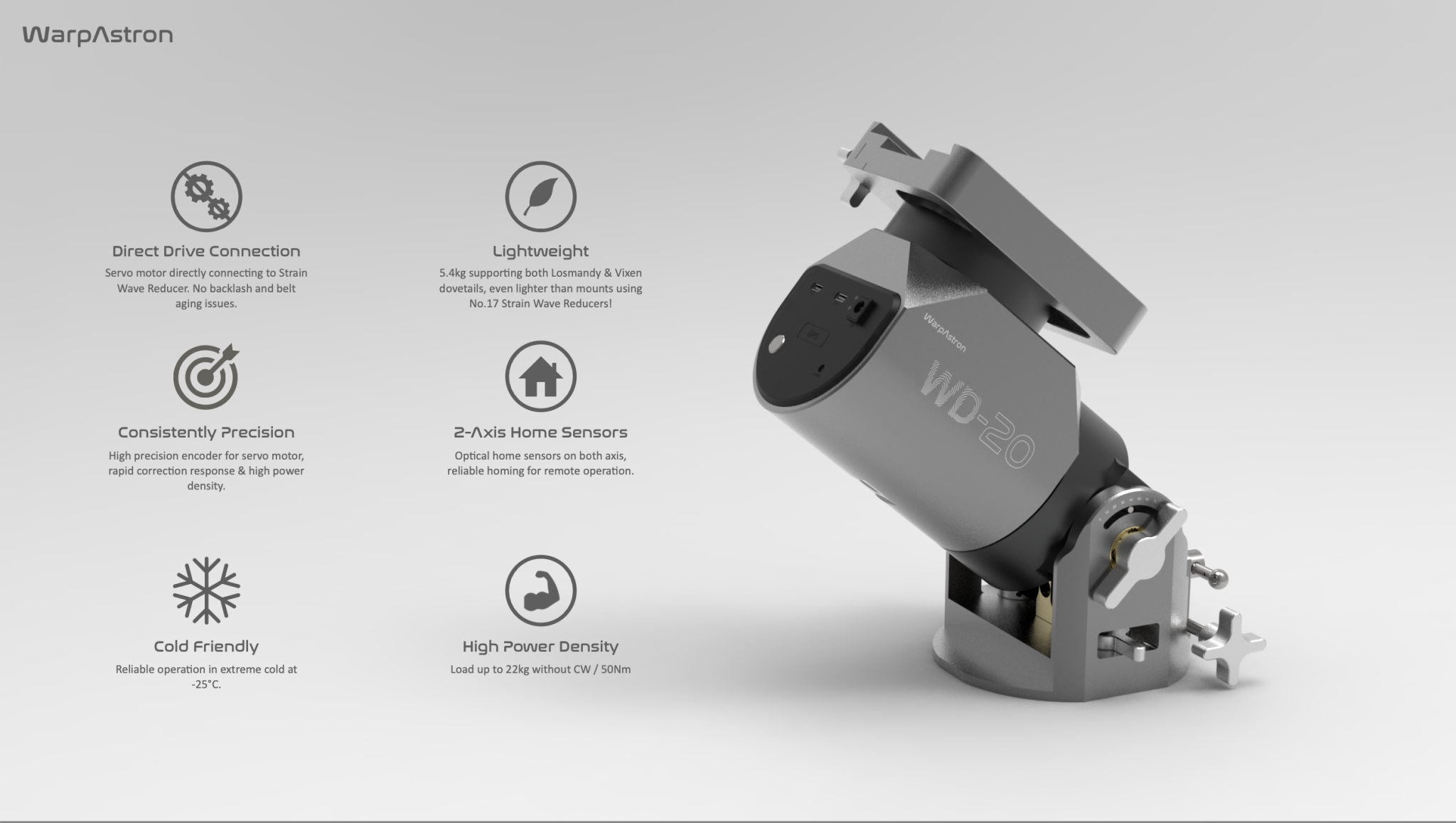WD-20 Mount – WarpAstron